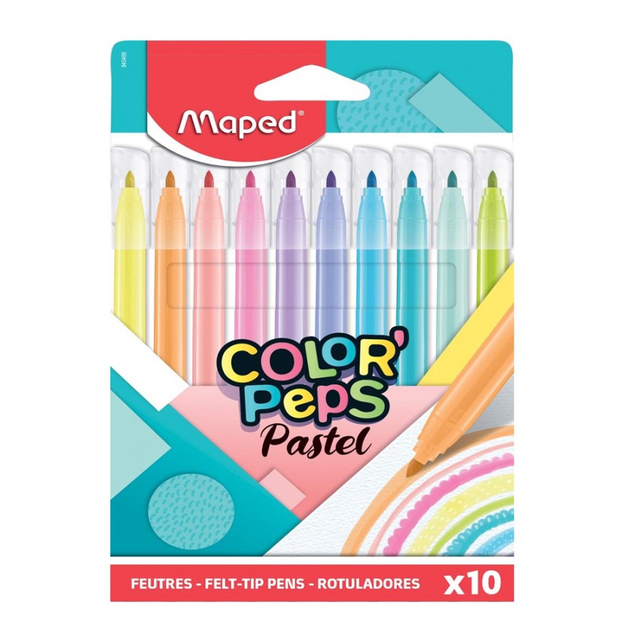 Feutres Pastel Color'Peps 10pcs - Maped