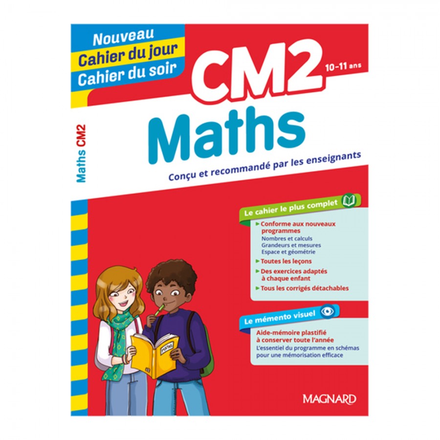 Maths CM2 Cahier du jour Cahier du soir