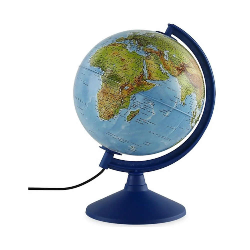 Globe terrestre- Physical + Political globe lumineux - 30 cm